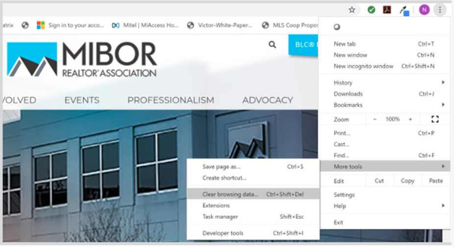 Access the realtor.com dashboard via MIBOR (Free tools)